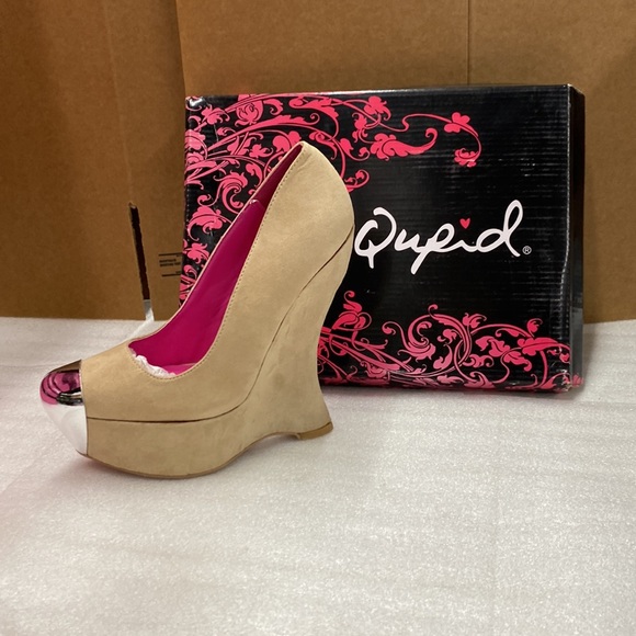 Qupid | Shoes | Qupid Tart2 Suede Platform High Heel | Poshmark
